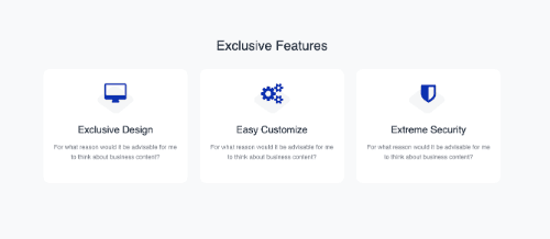 Bootstrap 5 Services Section Design Example