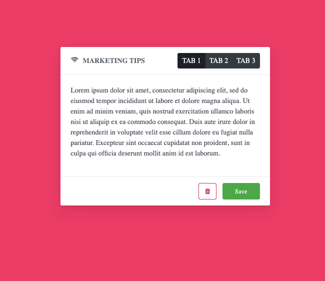 Bootstrap 5 Simple Tabs Example