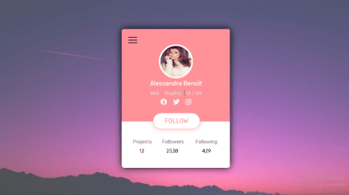Bootstrap 5 user profile with account information Example