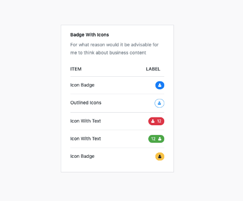 Bootstrap 4 Normal Badges Example