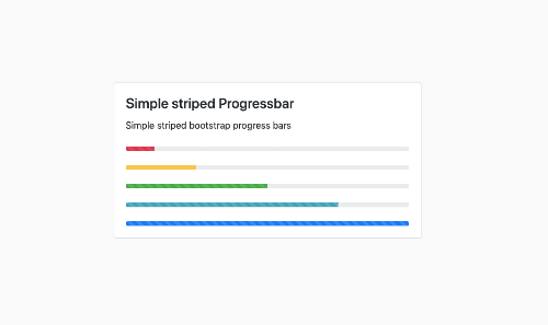 Bootstrap 5 progress bar steps Example