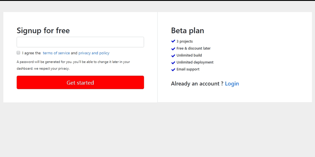 Bootstrap 4 signup form Example