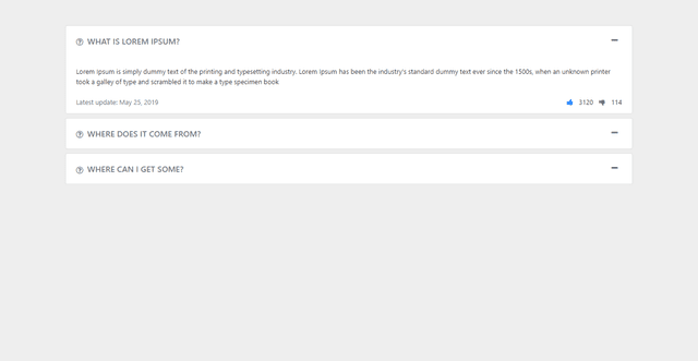 Bootstrap 4 collapsible like comment and share section Example