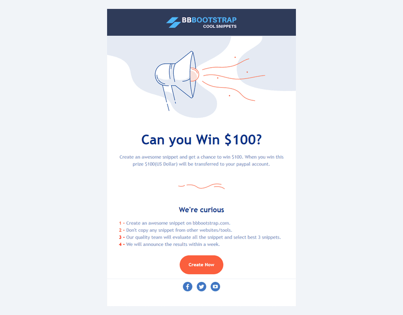 Bootstrap 5 email confirmation template Example
