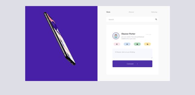 Bootstrap 4 Awesome search bar with hover button using HTML and CSS Example