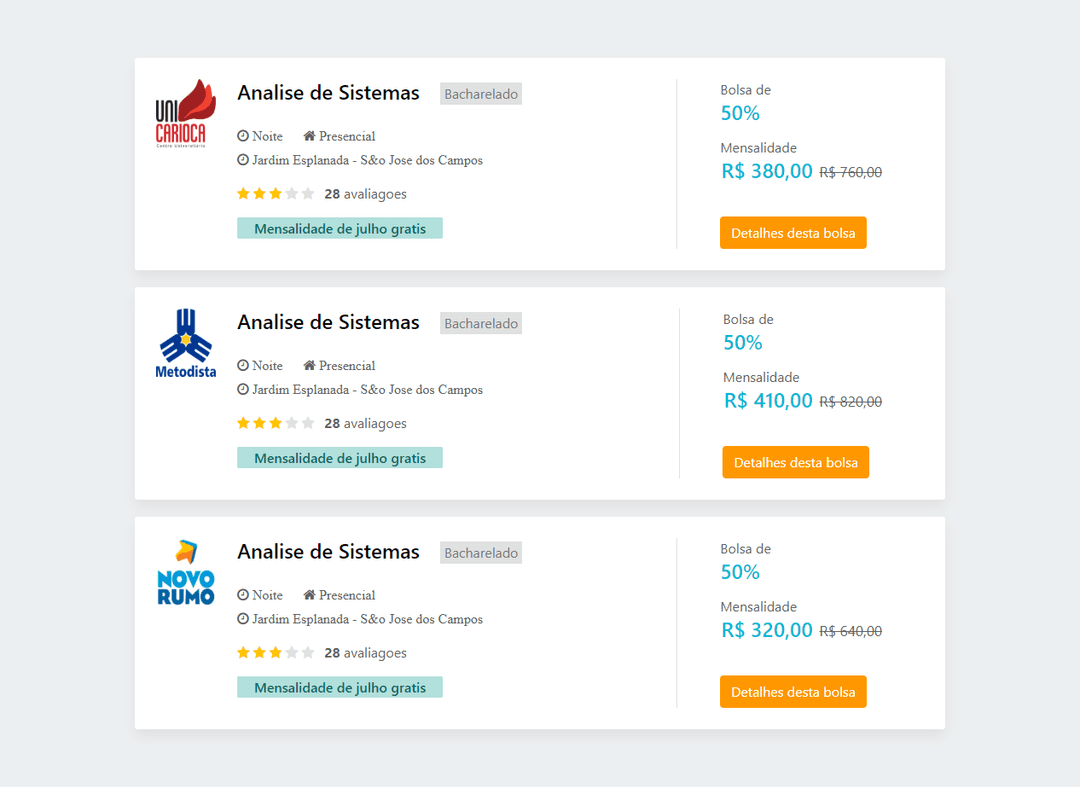 Bootstrap 4 list grid view template Example