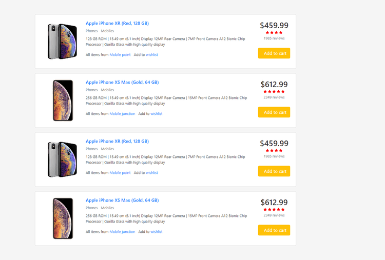 product Snippets Examples