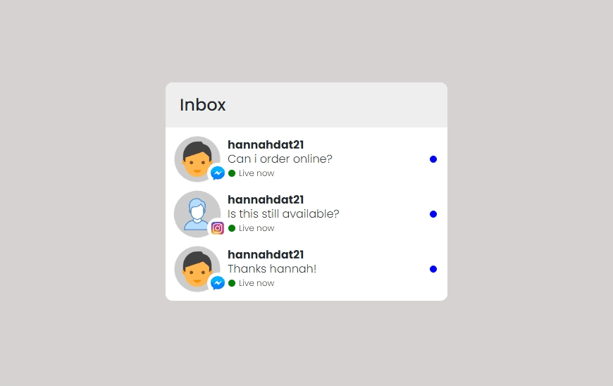 Bootstrap 4 Awesome chat messages box Example