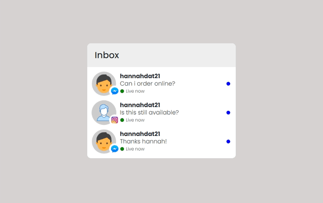 Bootstrap 4 Simple chat application Example