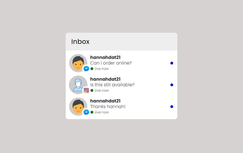 Bootstrap 4 Simple chat application Example