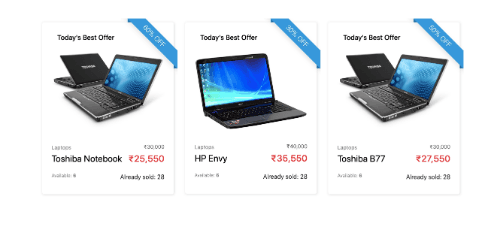 Bootstrap 4 product detail window template Example