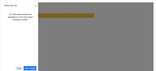 Bootstrap 4 modal comment section with rating Example