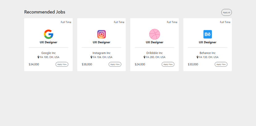 Bootstrap 4 Directory listing template Example