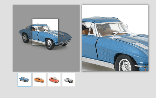 Bootstrap 4 Simple image overlay with hover effect Example