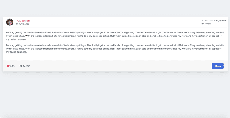 Pure CSS simple email verification template Example