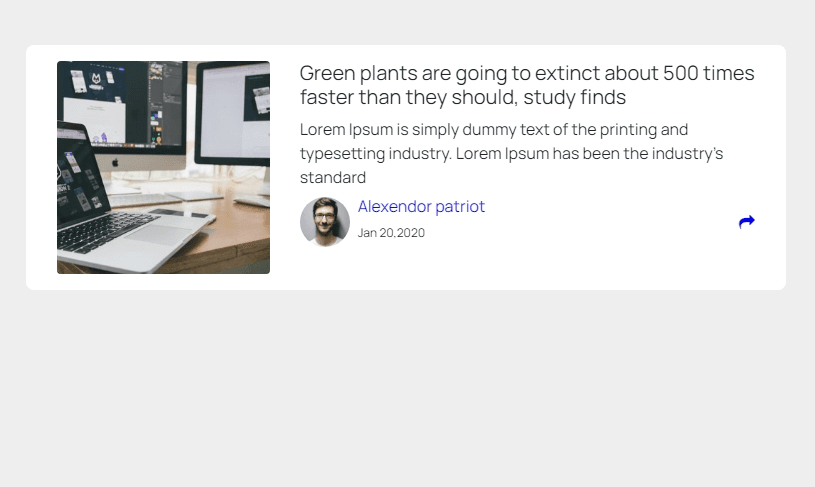 Bootstrap 5 vertical scrolling news ticker Example