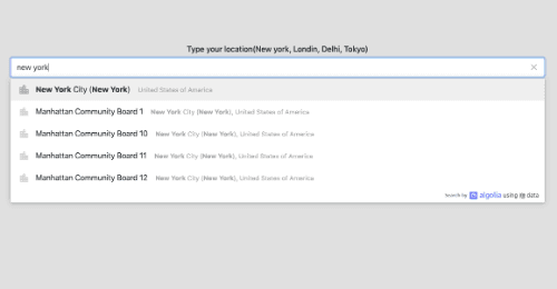 Bootstrap 5 search bar input with icons inside Example