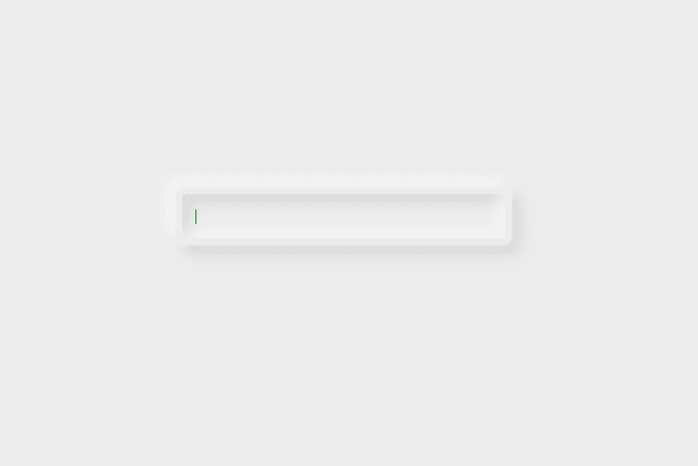 Pure CSS Neomorphic simple shadow design Example