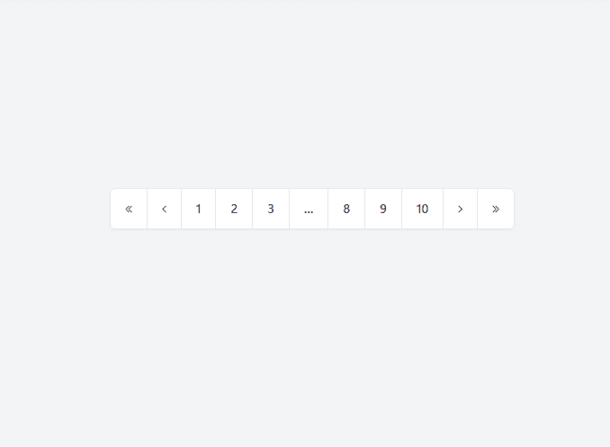 Bootstrap 4 awesome round pagination Example