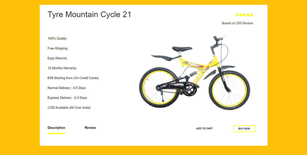 Bootstrap 4 eCommerce category product list page Example