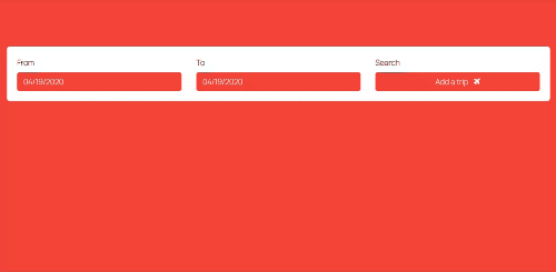 Bootstrap 4 blue themed date picker with date range and week number Example