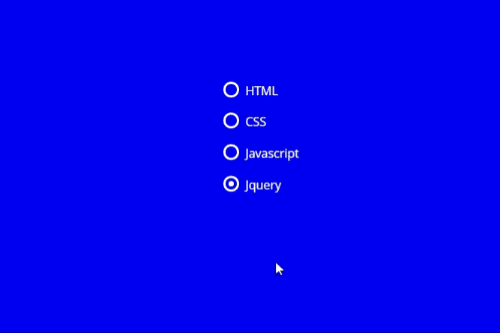 Bootstrap 4 custom radio button Example