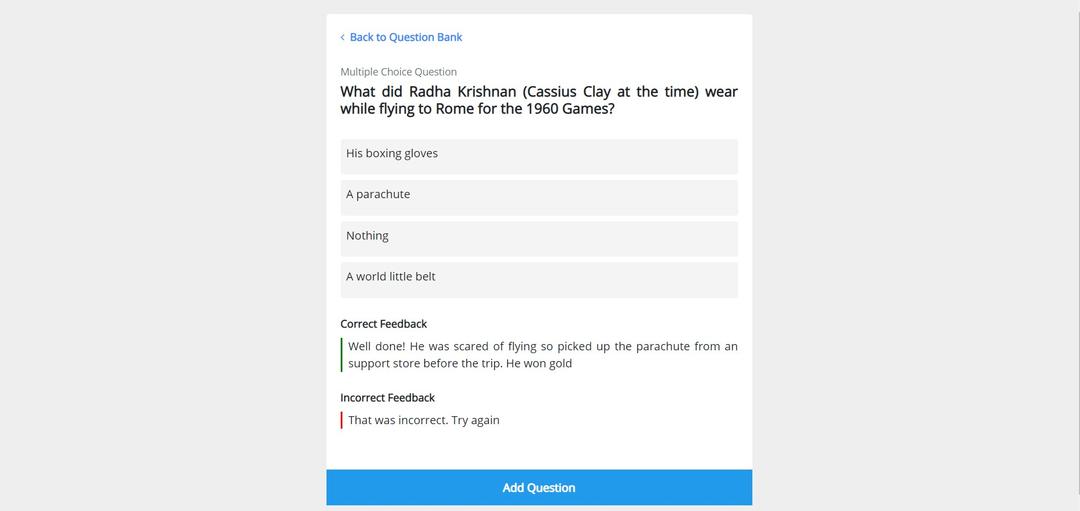 Bootstrap 5 Multiple Choice with custom Radio Buttons Example