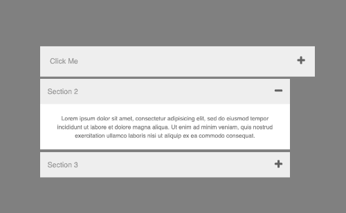 Bootstrap 3 accordion collapse with plus minus icons Example