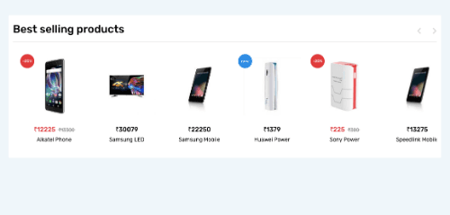 Bootstrap 4 ecommerce product page with carousel and custom radio ...