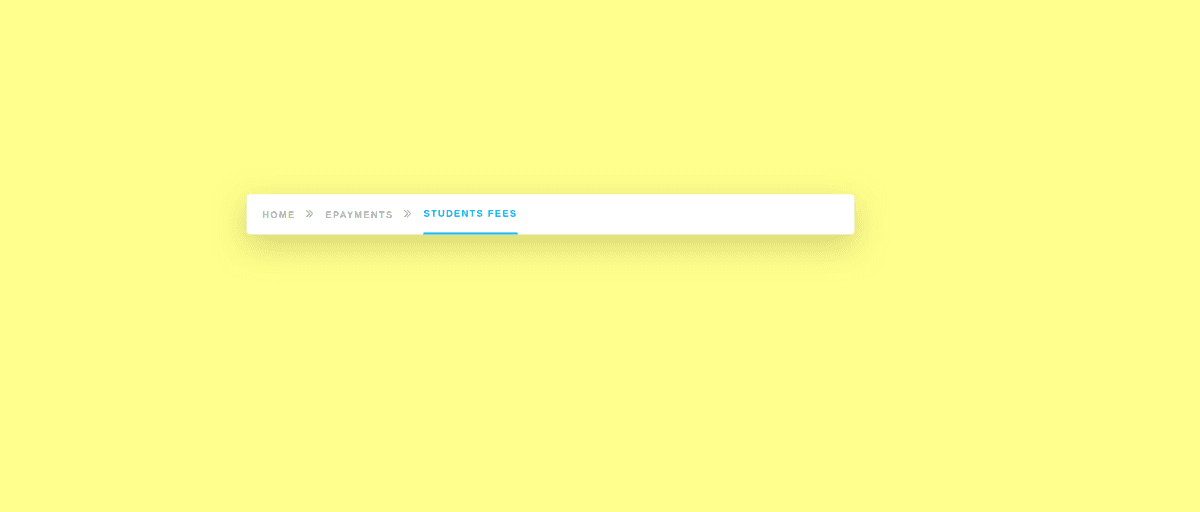 Bootstrap 4 breadcrumbs navigation with arrow Example