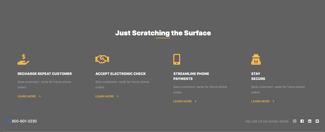 Bootstrap 4 simple footer template Example