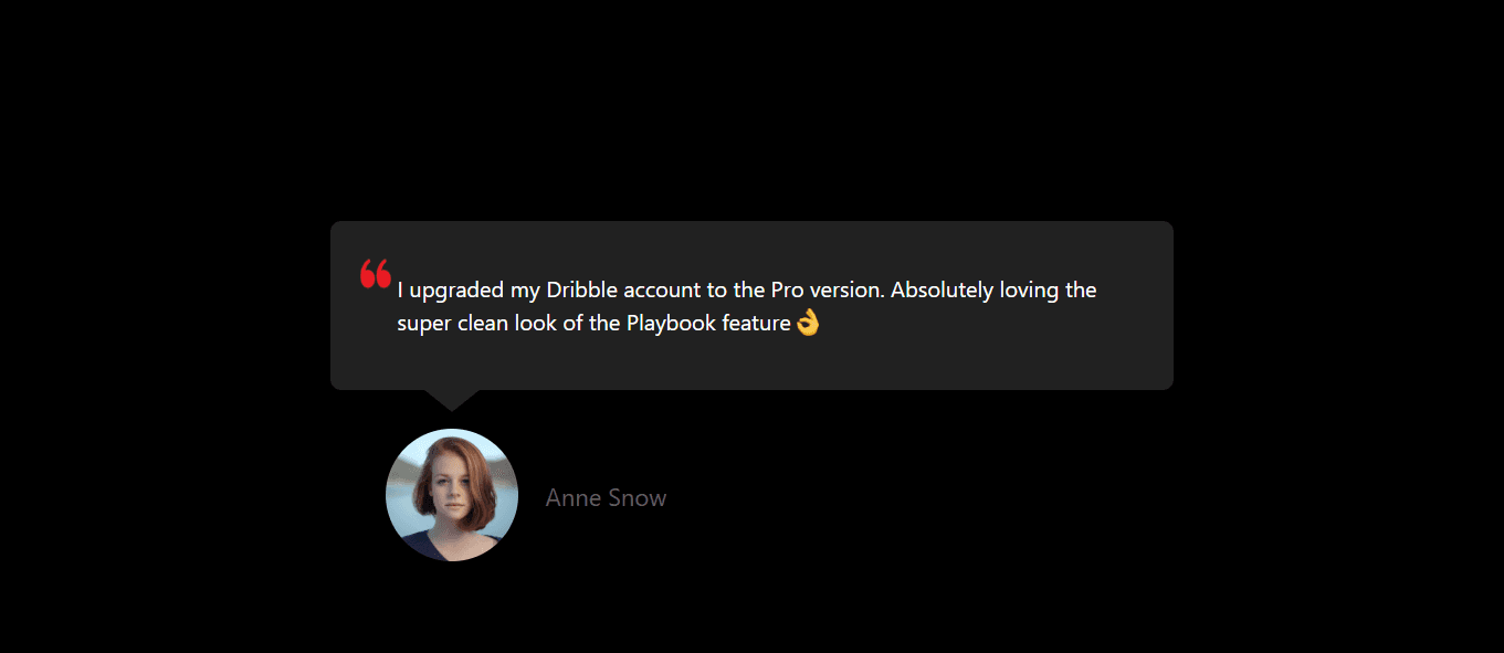 Bootstrap 4 testimonial card section Example