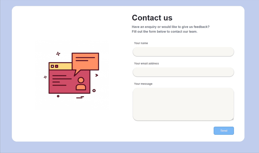 Bootstrap 5 delivery address template with gradient color Example