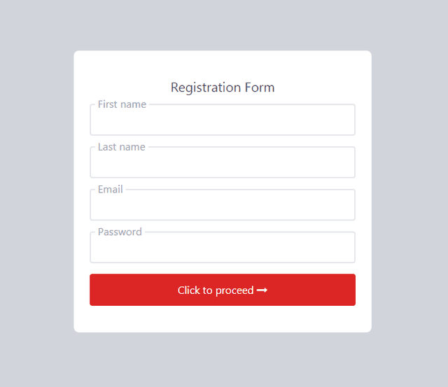 Bootstrap 5 Glowing register form Example