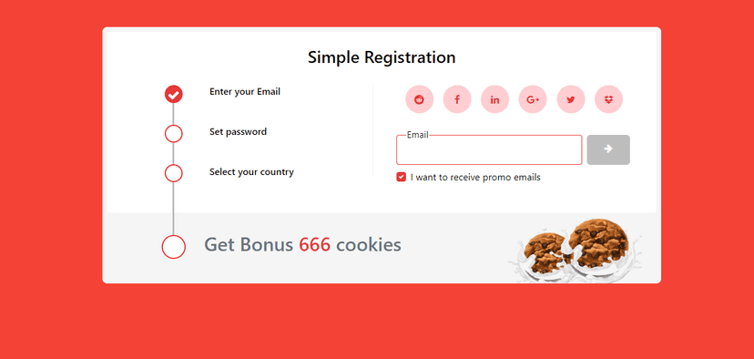 Bootstrap 4 modal dialog multi-step form wizard Example