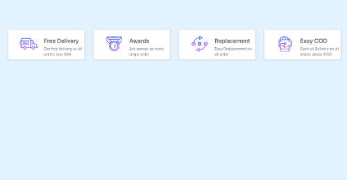Bootstrap 4 Awesome counter with font awesome icons Example