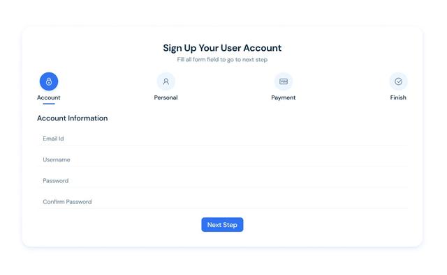 Bootstrap 4 credit card payment form template Example