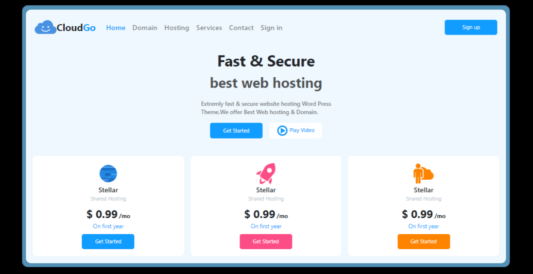 Bootstrap 3 Header with slidding images and animation text Example