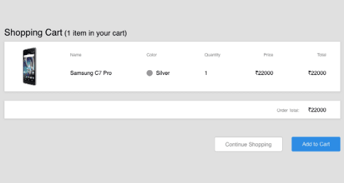 Bootstrap 4 ecommerce shopping cart with order status and shipping ...