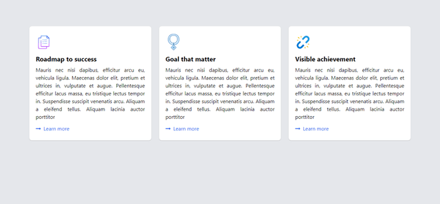 Bootstrap 5 our services section with hover effect Example