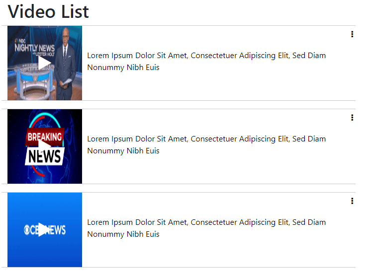 Bootstrap 4 Product List Example
