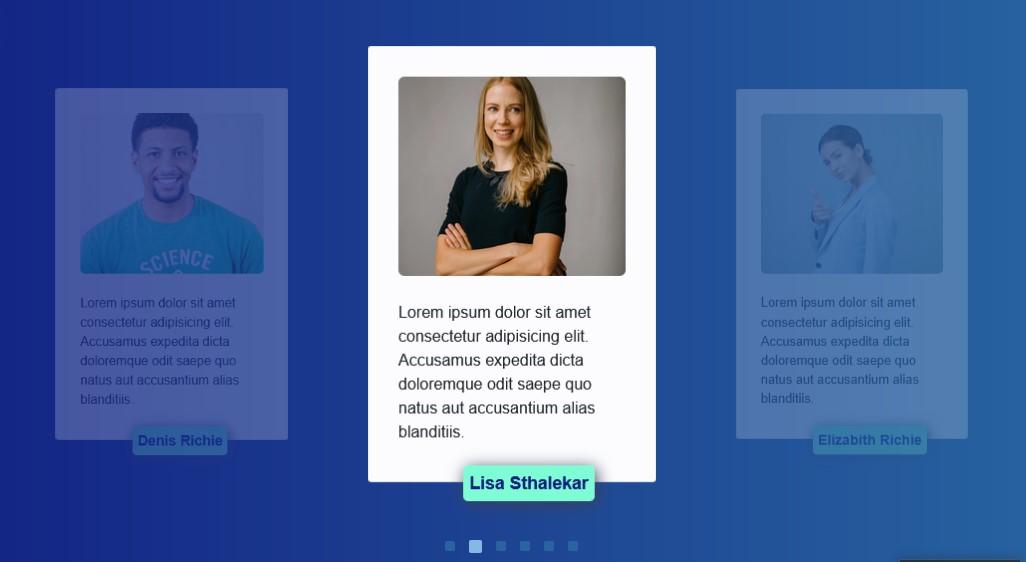 Bootstrap 4 profile card Example