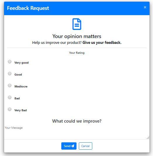 Bootstrap 4 Multi step feedback form wizard with validation Example