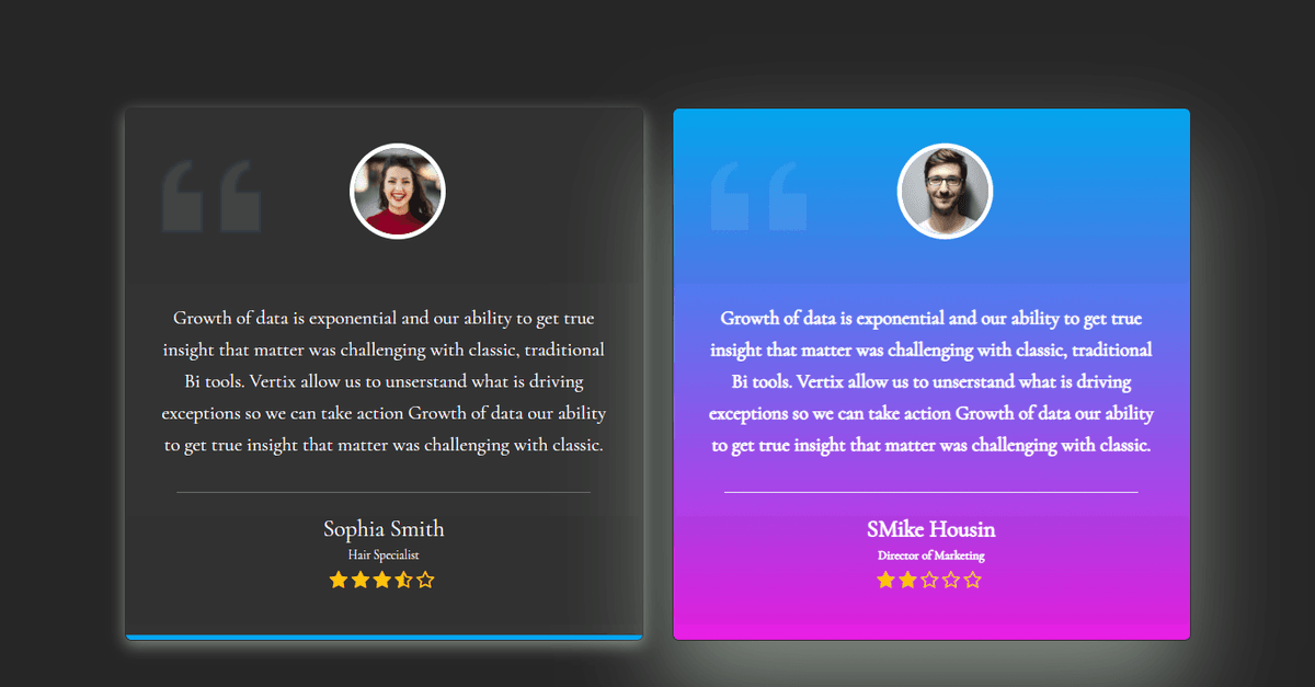 Bootstrap 4 our services page template Example