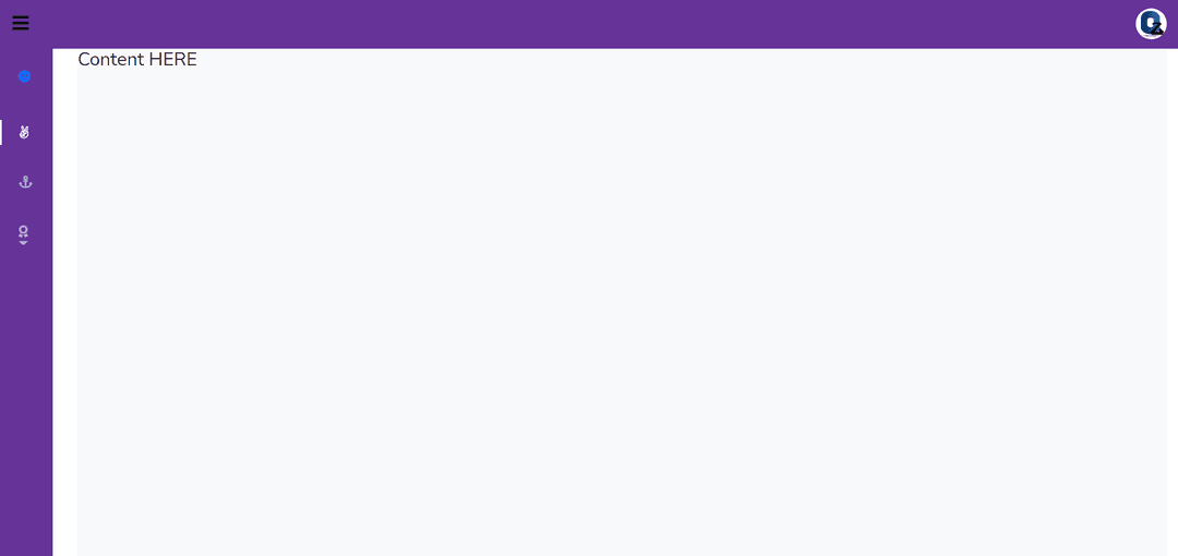 Pure CSS simple sidebar navigation menu with pure html and css Example