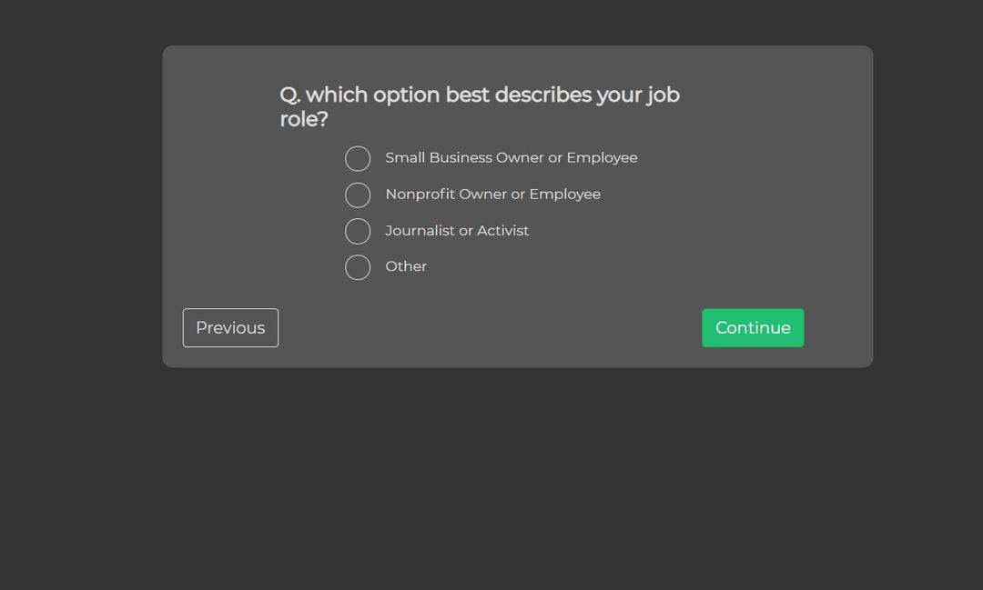 Bootstrap 5 Multiple Choice with custom Radio Buttons Example