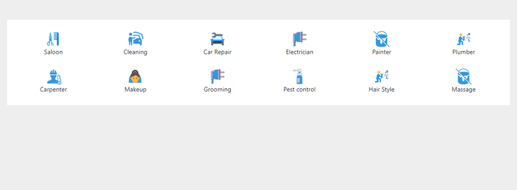 Bootstrap 5 service section with font awesome icons Example