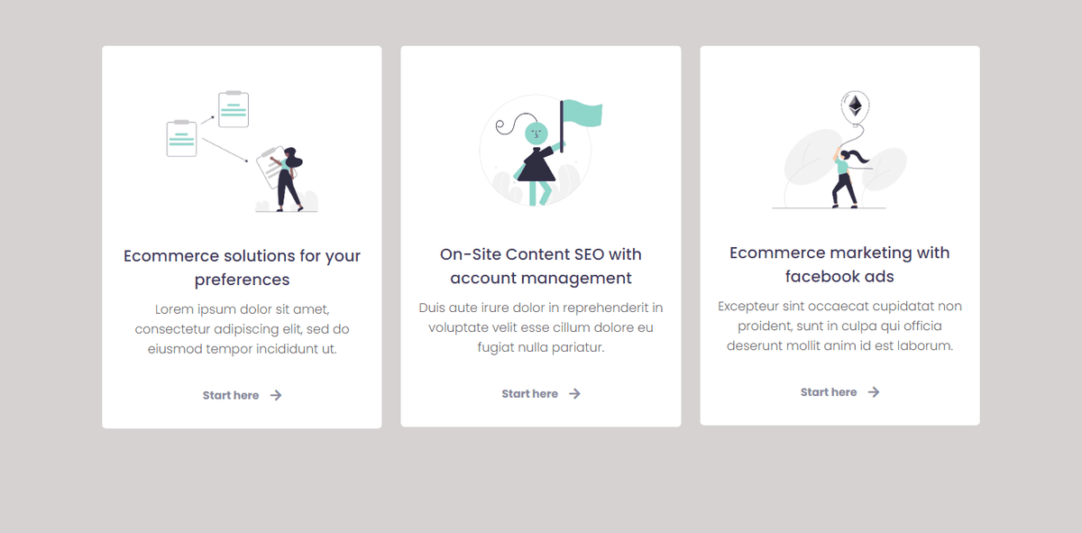 Bootstrap 5 Services Section Design Example