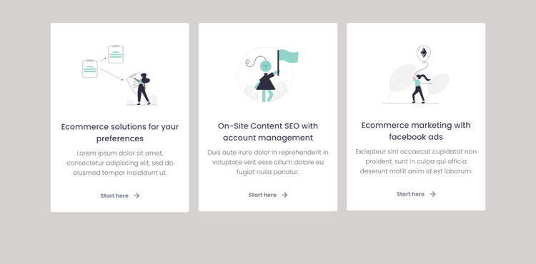 Bootstrap 5 Services Section Design Example