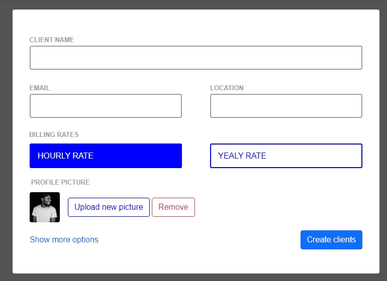 Bootstrap 5 edit profile form with floating inputs Example